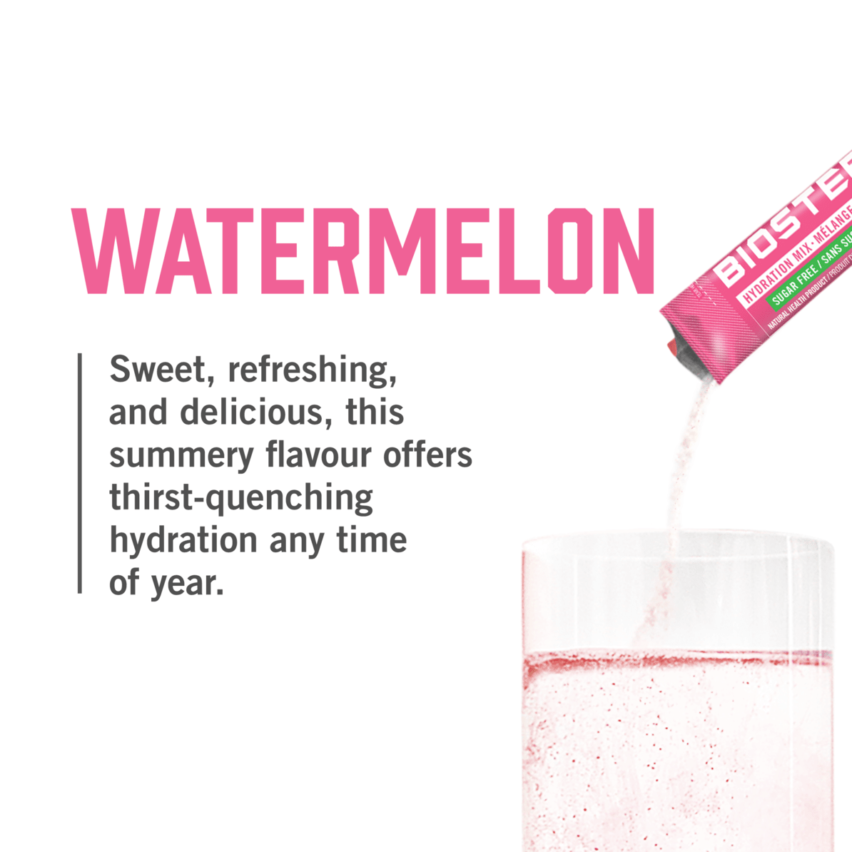 HYDRATION MIX / Watermelon - 12 Servings – BioSteel – Canada