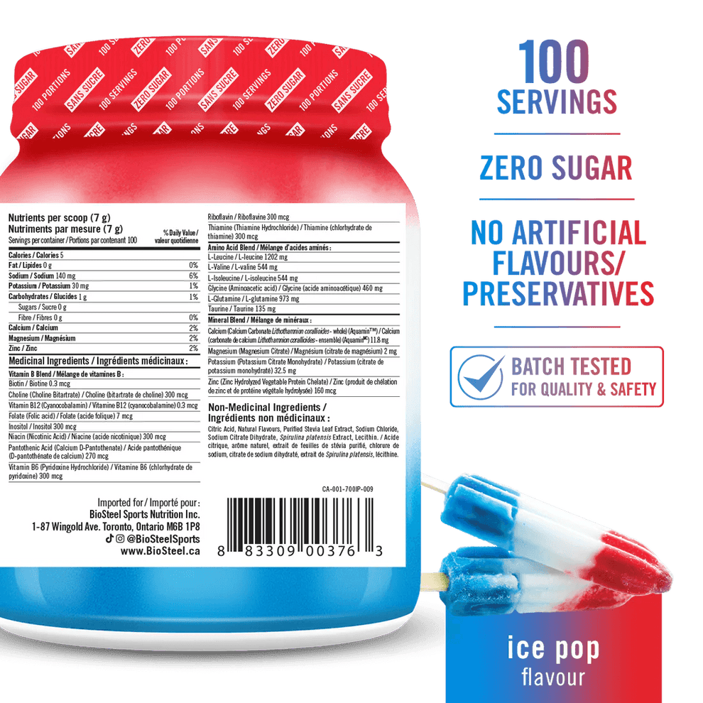 HYDRATION MIX / Ice Pop - 100 Servings – BioSteel