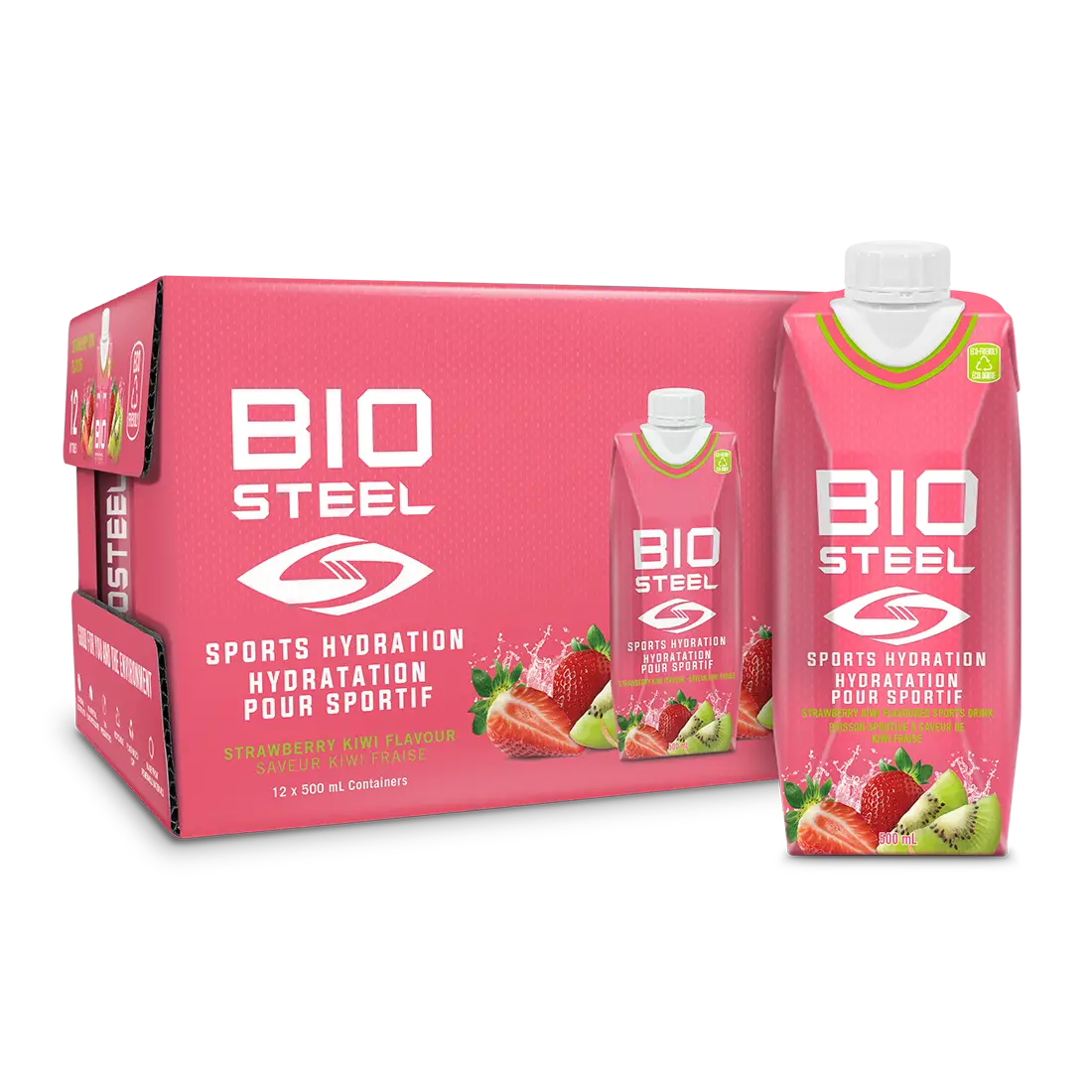 Sports Drink / Strawberry Kiwi - 12 Pack – BioSteel – Canada