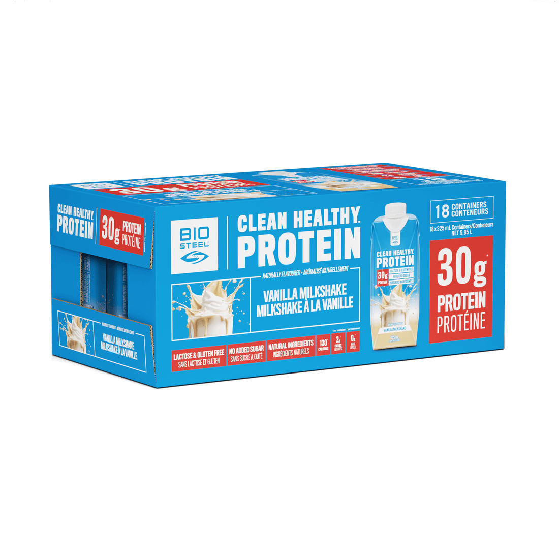 PROTEIN DRINK / Vanilla Milkshake - 18 Pack – BioSteel