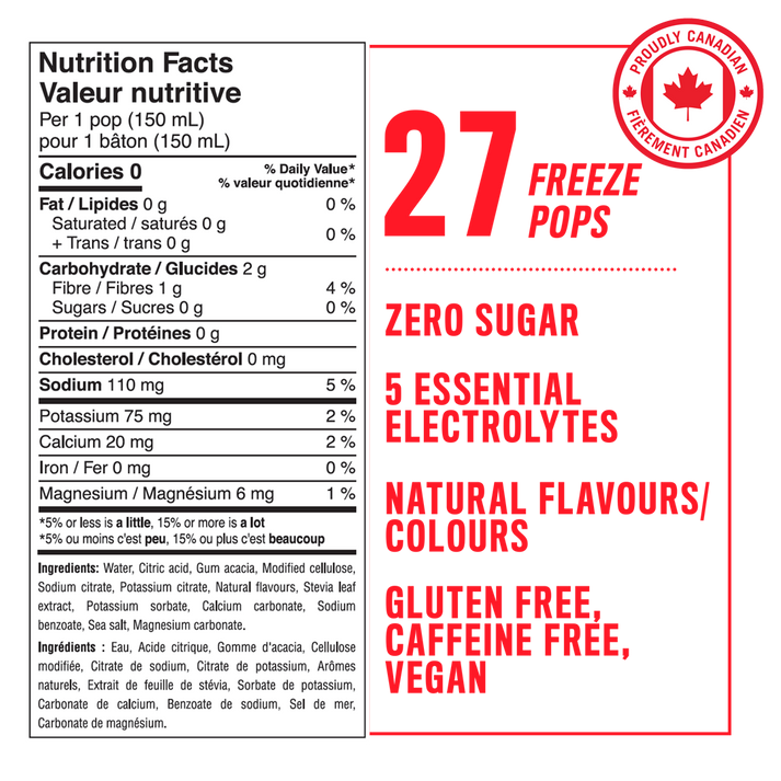 Freeze Pops / Variety - 27 Pack – BioSteel