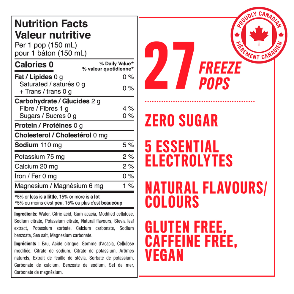 Freeze Pops / Variety - 27 Pack – BioSteel