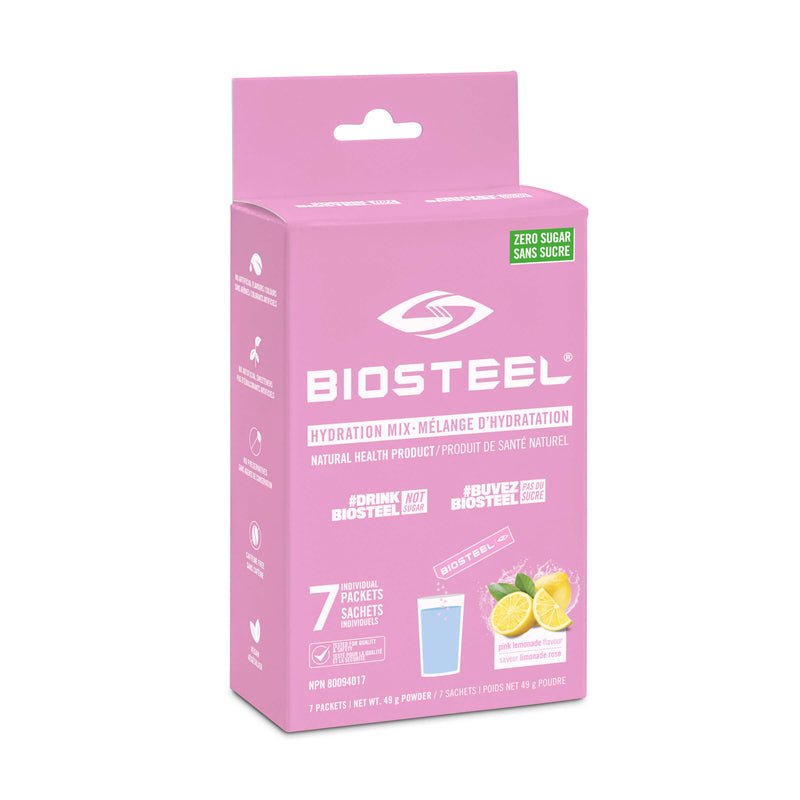 HYDRATION MIX / Pink Lemonade - 7 Serving Packets – BioSteel – Canada