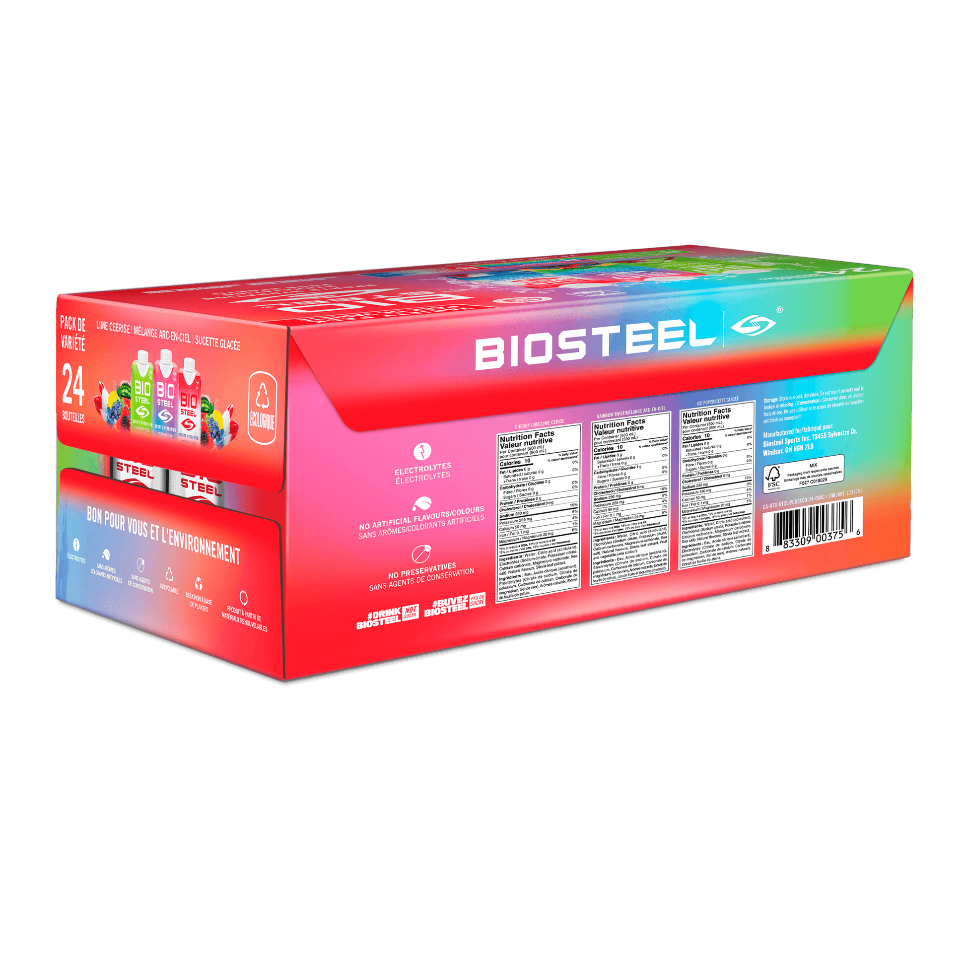 Sports Drink / Variety Pack - 24 Pack – BioSteel