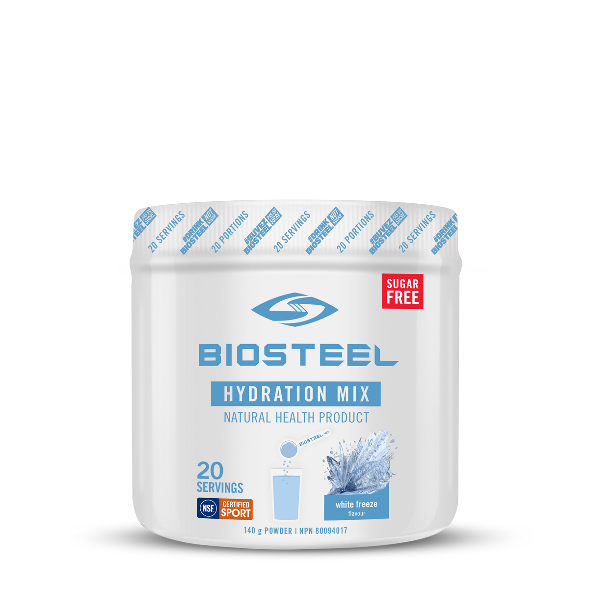 HYDRATION MIX / White Freeze - 20 Servings – BioSteel – Canada